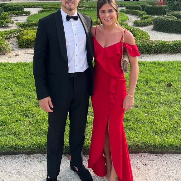 Betsy & Adam | Dresses | Betsy Adam Red Dress | Poshmark